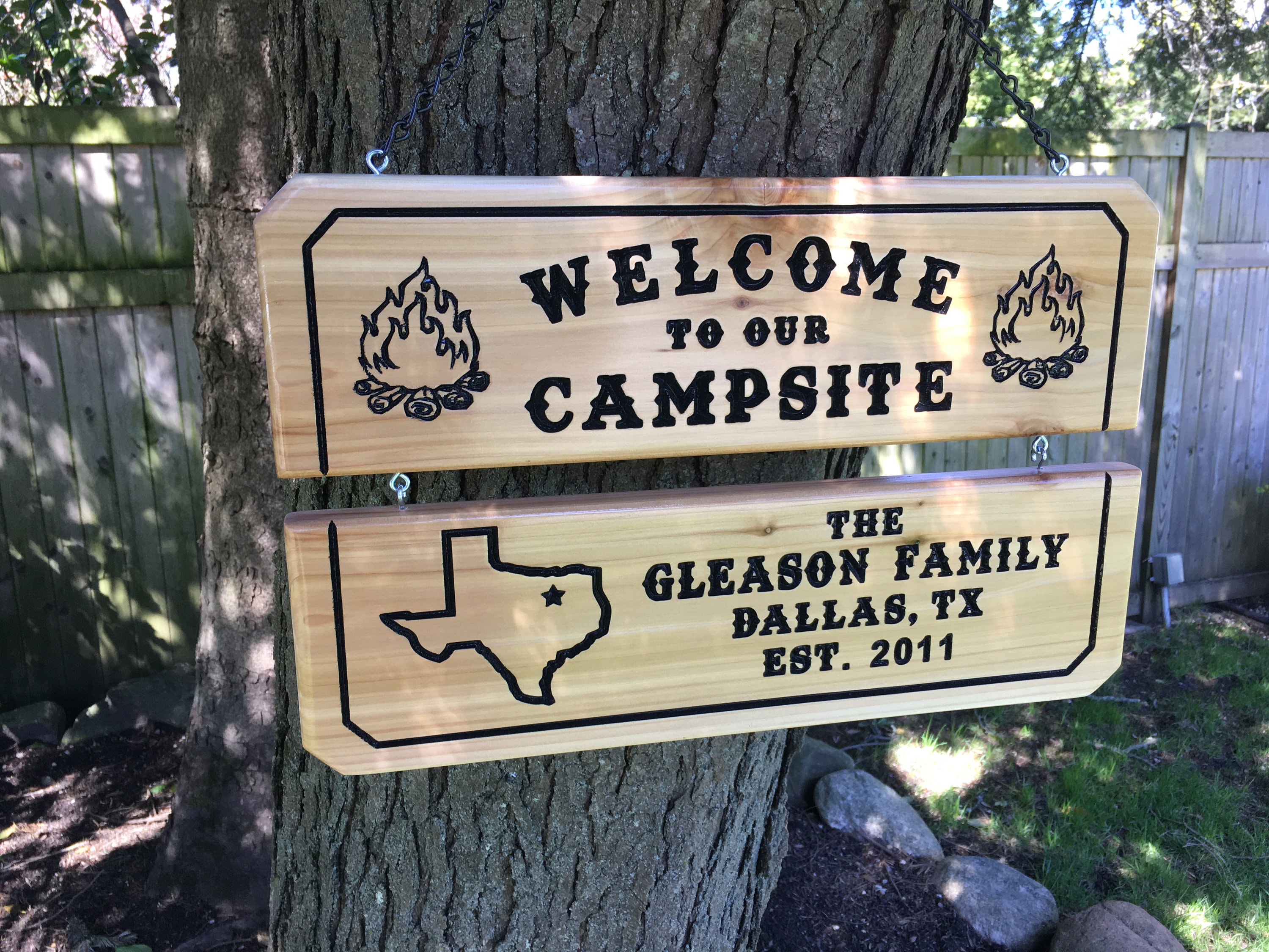 Personalized Camping Sign Custom RV Sign Campsite Sign - Etsy