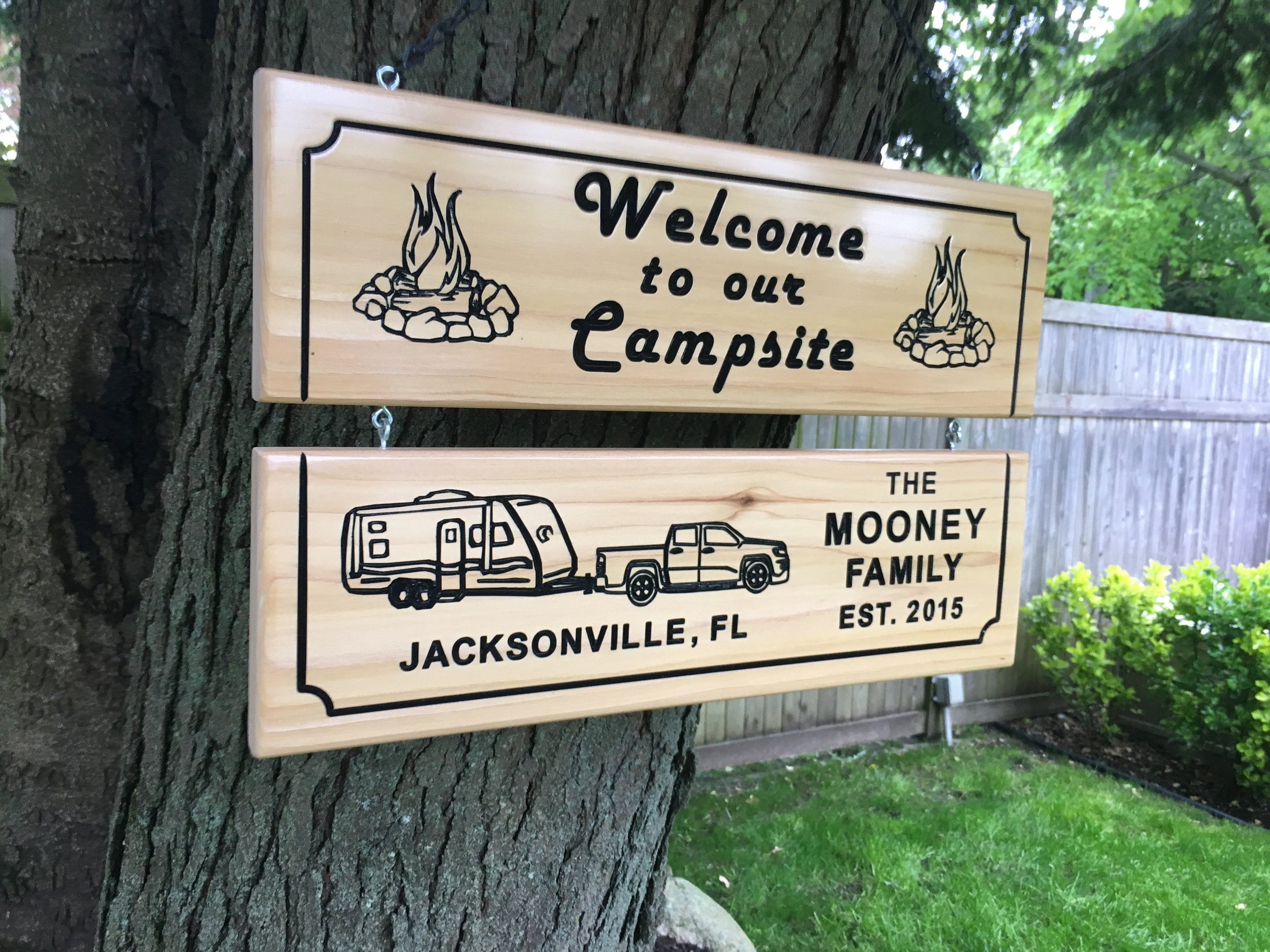 Personalized Camping Signs Custom RV Sign Campsite Sign - Etsy