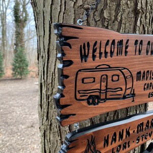 Custom Camping Sign Custom RV Sign Custom Camp Decor Sign Personalized ...