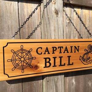 Personalized Boat Plaque Custom Boat Signs Boat Name Sign Nautical Sign ...