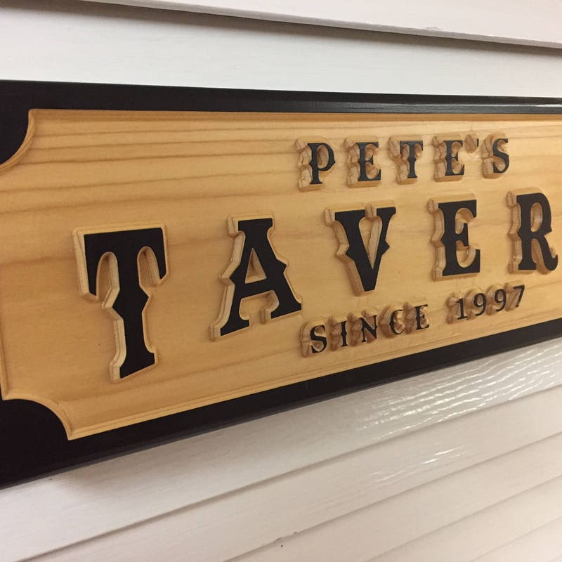 Custom Bar Sign - Etsy