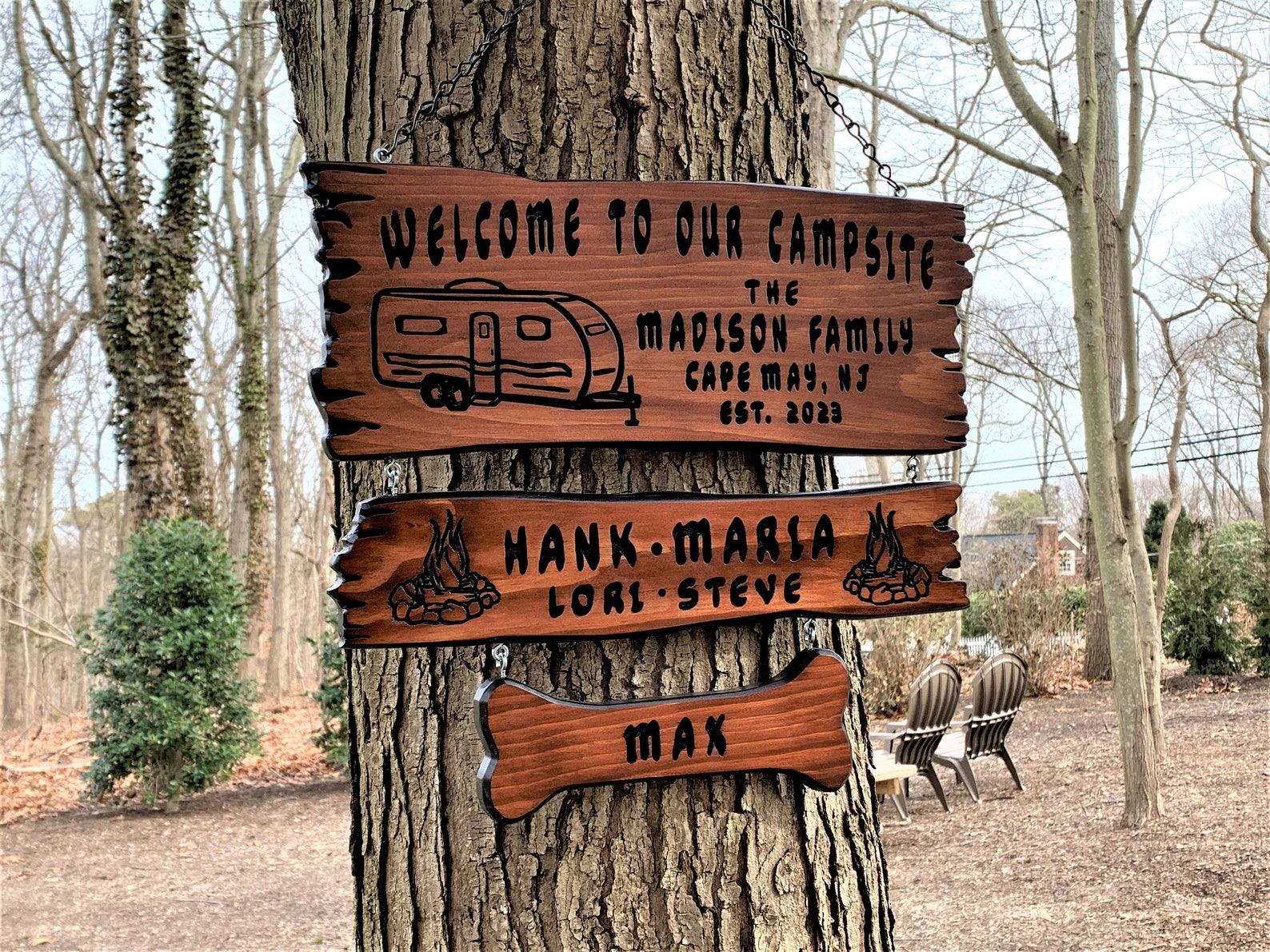 Custom Camping Sign Custom RV Sign Custom Camp Decor Sign Personalized ...