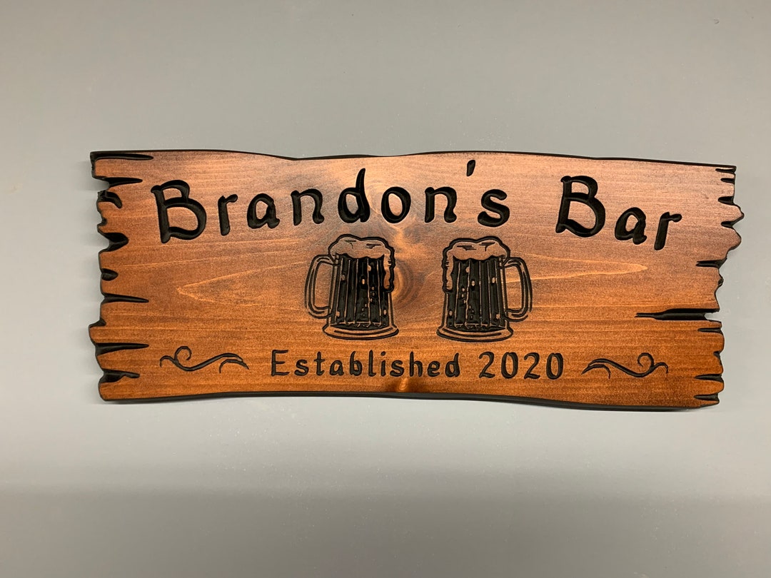 Bar Sign Lounge Sign Tavern Bar & Grill Pub Home Bar Basement Bar ...