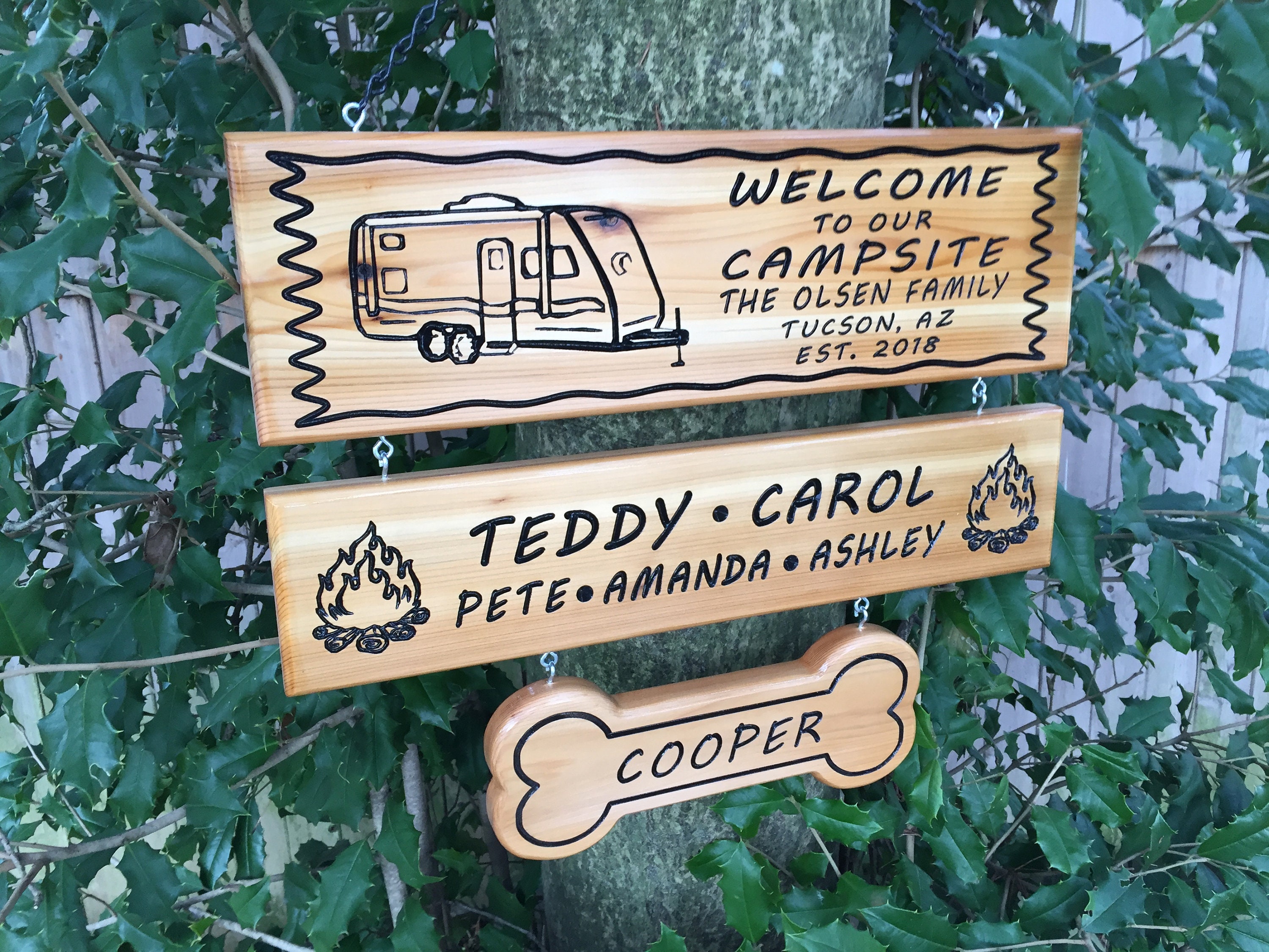 Custom Camping Signs Custom RV Signs Custom Camp Decor Sign ...