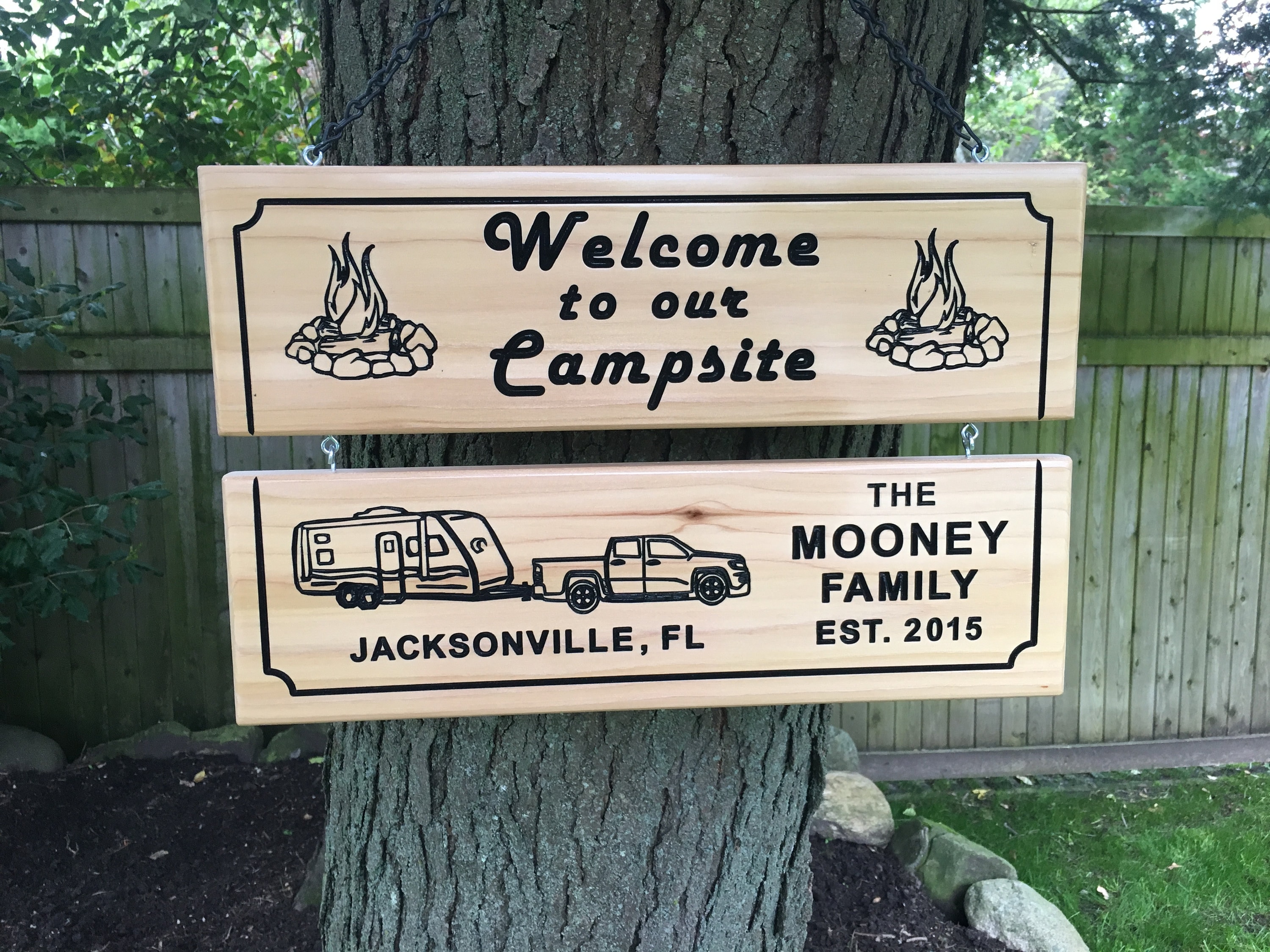 Personalized Camping Signs Custom RV Sign Campsite Sign - Etsy