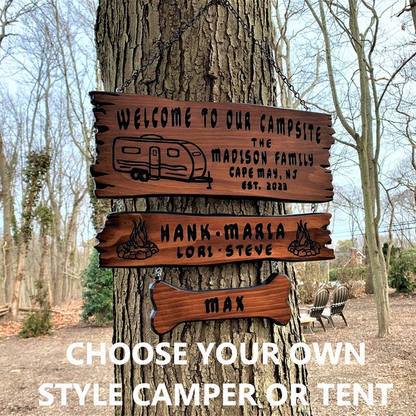 Personalized Camping Signs - Etsy