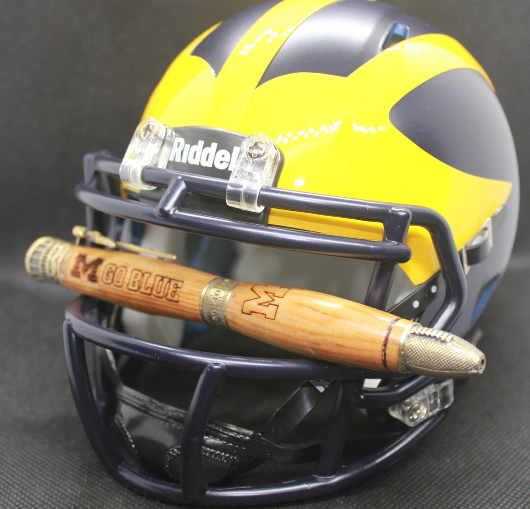 Michigan Wolverines Football Pen - Michigan Stadium Seat Wood - Etsy