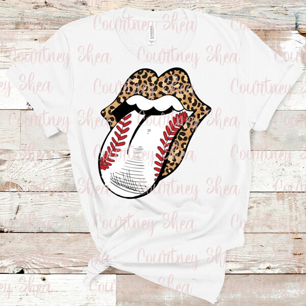Lips Baseball Svg - Etsy