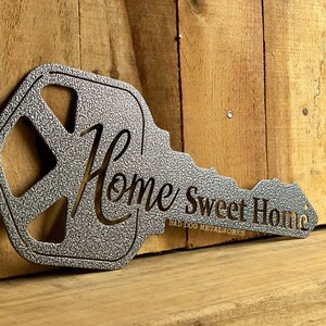 Home Sweet Home Key - Bad Dog Metalworks Home Decor - Housewarming ...