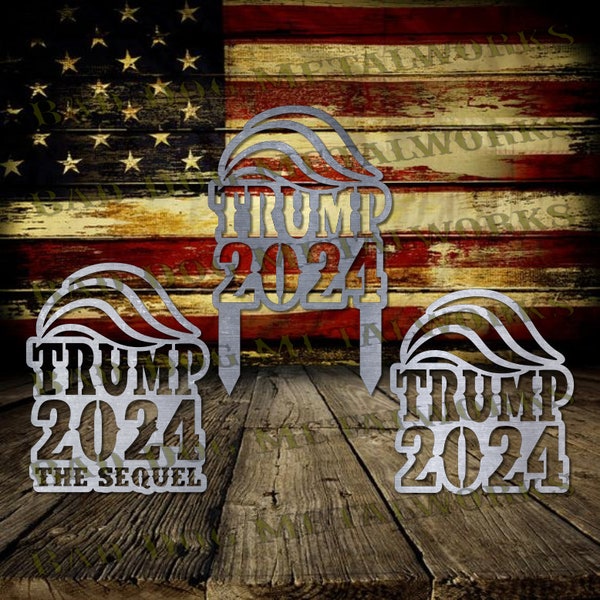 Trump 2024 Yard Sign - Etsy