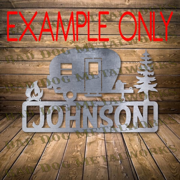 Camper Dxf File - Etsy