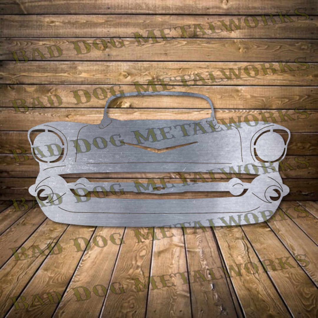 1957 Chevy Dxf/svg - Bad Dog Metalworks Digital Download - Laser CNC ...