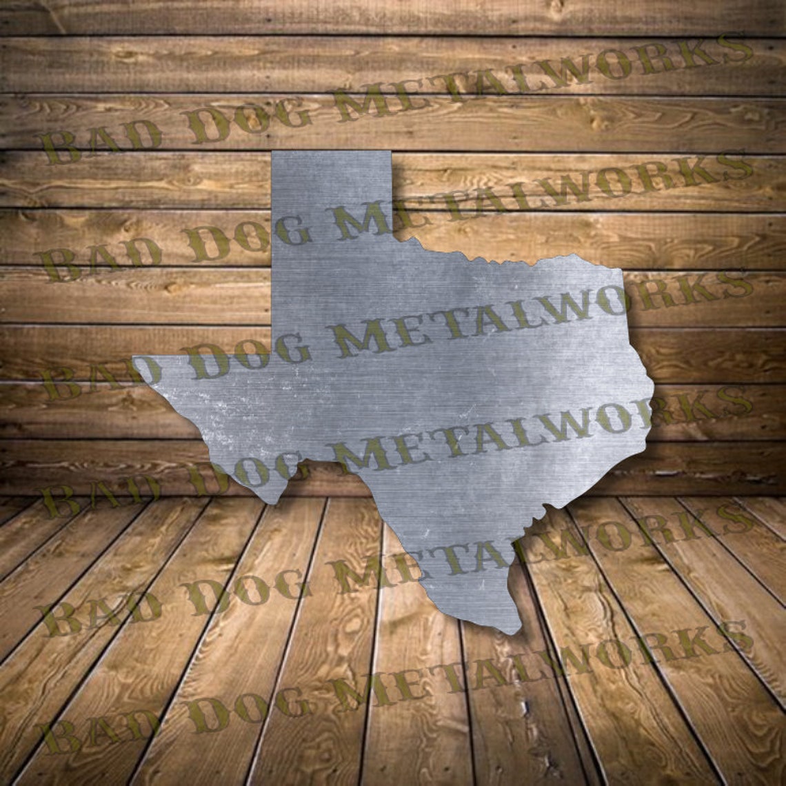 Texas SVG/DXF Bad Dog Metalworks Digital Download Laser - Etsy