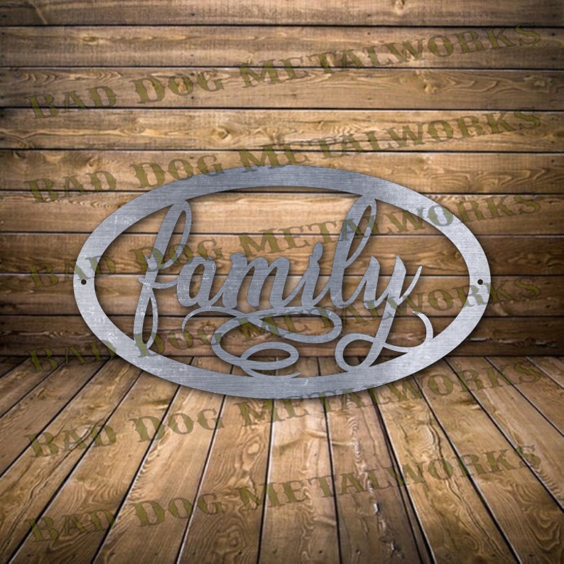 Family Svg/dxf Bad Dog Metalworks Digital Download Laser - Etsy