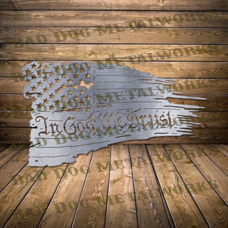 Tattered Flag Svg - Etsy