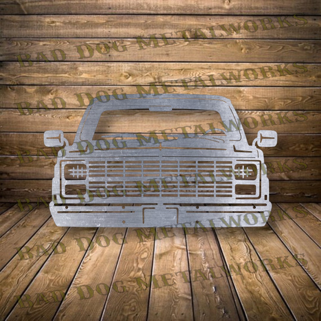 1984 Chevy C10 Truck Dxf/svg - Bad Dog Metalworks Digital Download ...