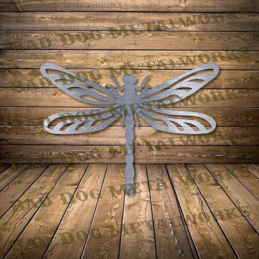 Dragonfly Svg Dragonfly Dxf File for CNC Plasma - Bad Dog Metalworks ...