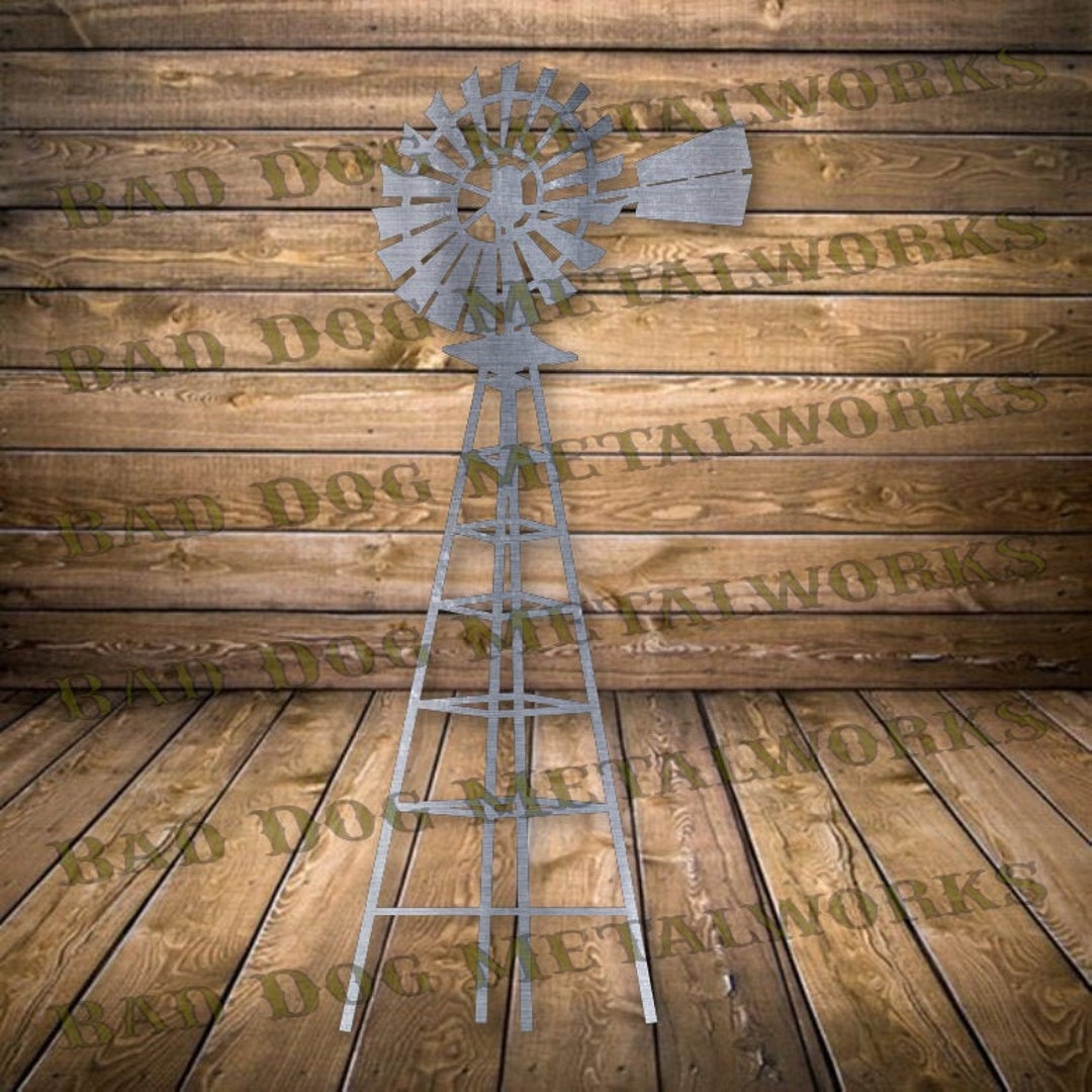 Windmill Dxf and SVG Files - Bad Dog Metalworks Digital Download ...
