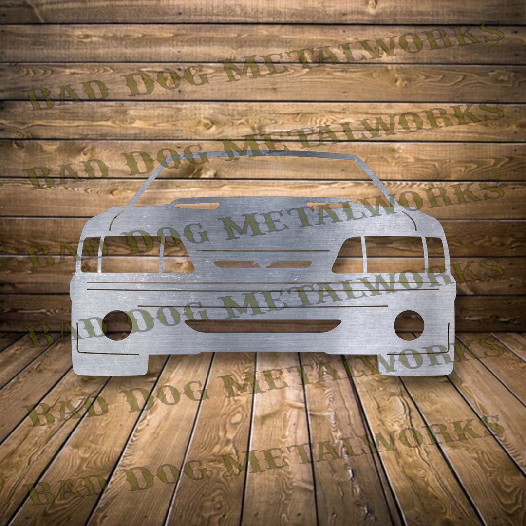 1990 Mustang Front End Svg/dxf - Bad Dog Metalworks Digital Download ...