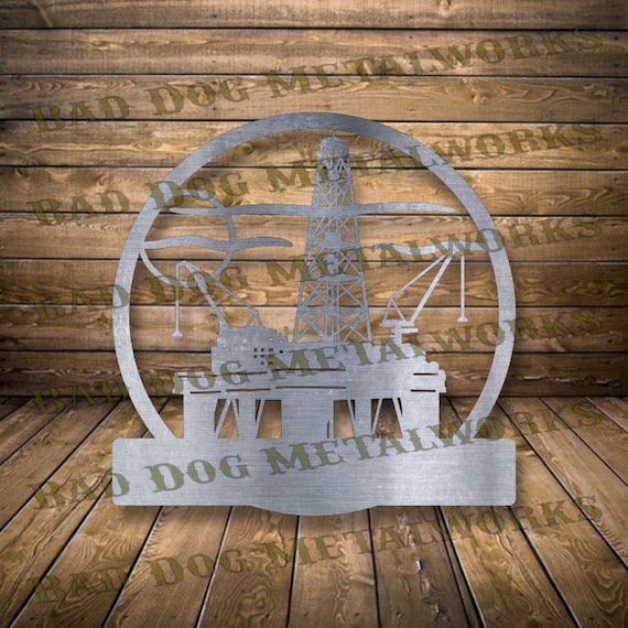 Craft Supplies & Tools Visual Arts Dxf and Svg Offshore Oil Rig ...