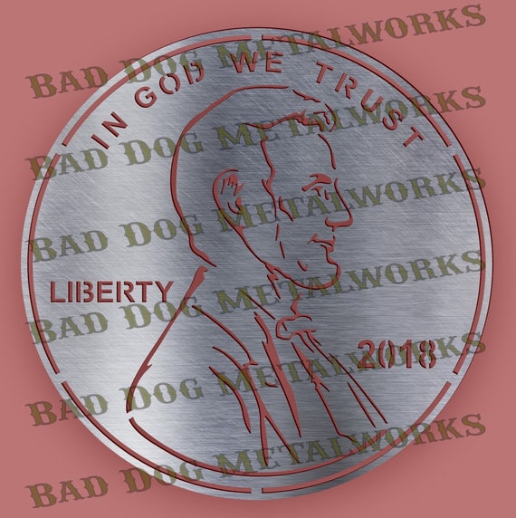 Penny SVG DXF Digital Download Laser Cut CNC | Etsy