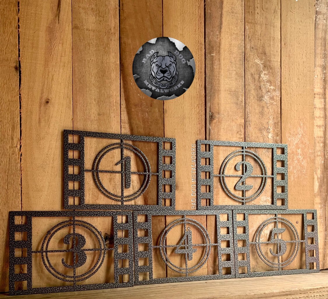 Five Piece Film Countdown Strips Home Theater Decor Movie - Etsy