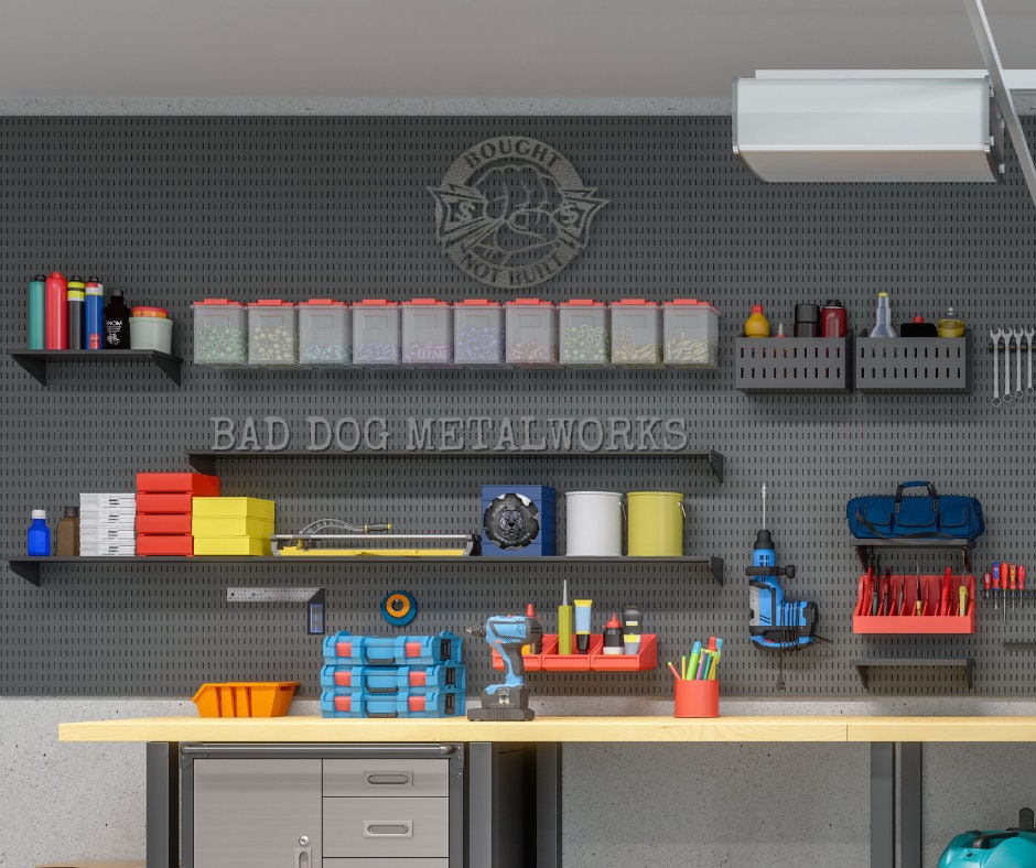 Built Not Bought/bought Not Built Metal Sign Bad Dog - Etsy