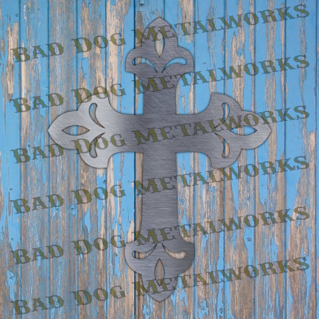 Cross Svg/dxf - Bad Dog Metalworks Digital Download - Laser CNC Plasma ...