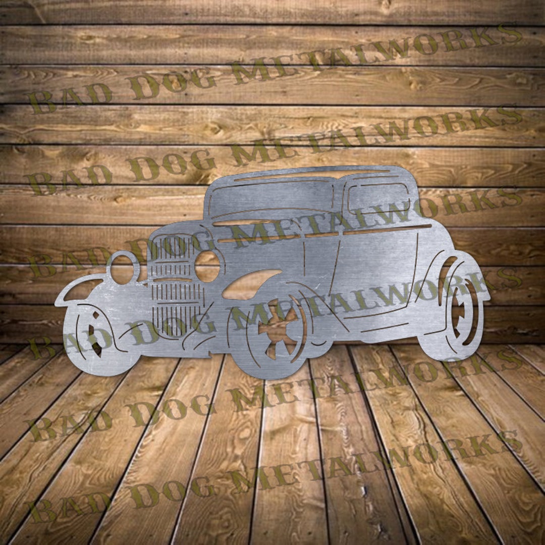 1932 Ford Hot Rod Dxf/svg - Bad Dog Metalworks Digital Download - Laser ...