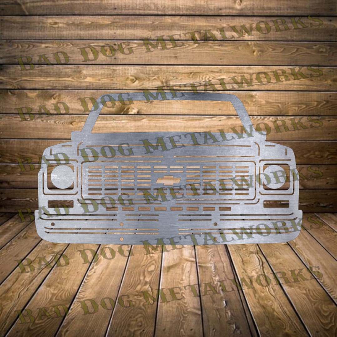 Chevy C10 Truck Dxf/svg - Bad Dog Metalworks Digital Download - Laser ...
