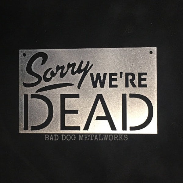 Funny Sorry We're Closed Sign - Etsy