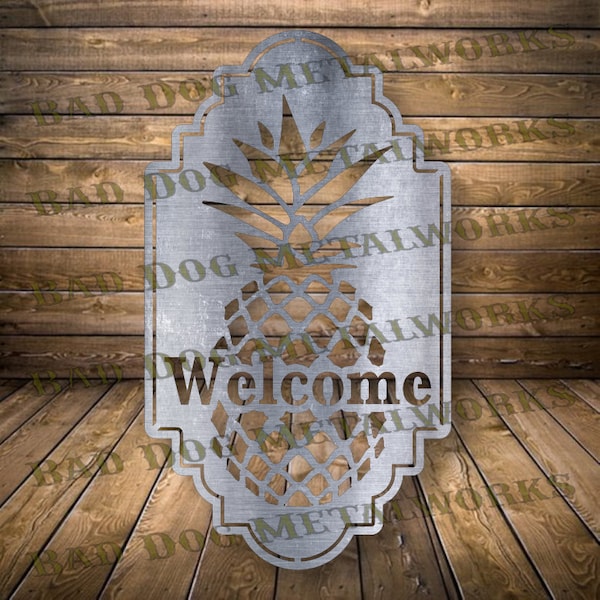 Pineapple Welcome Sign - Etsy