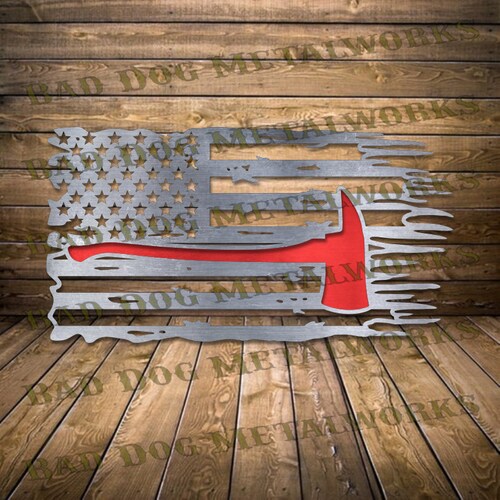 Bad Dog Metalworks Tattered Flag Dxf/svg Bad Dog Metalworks - Etsy