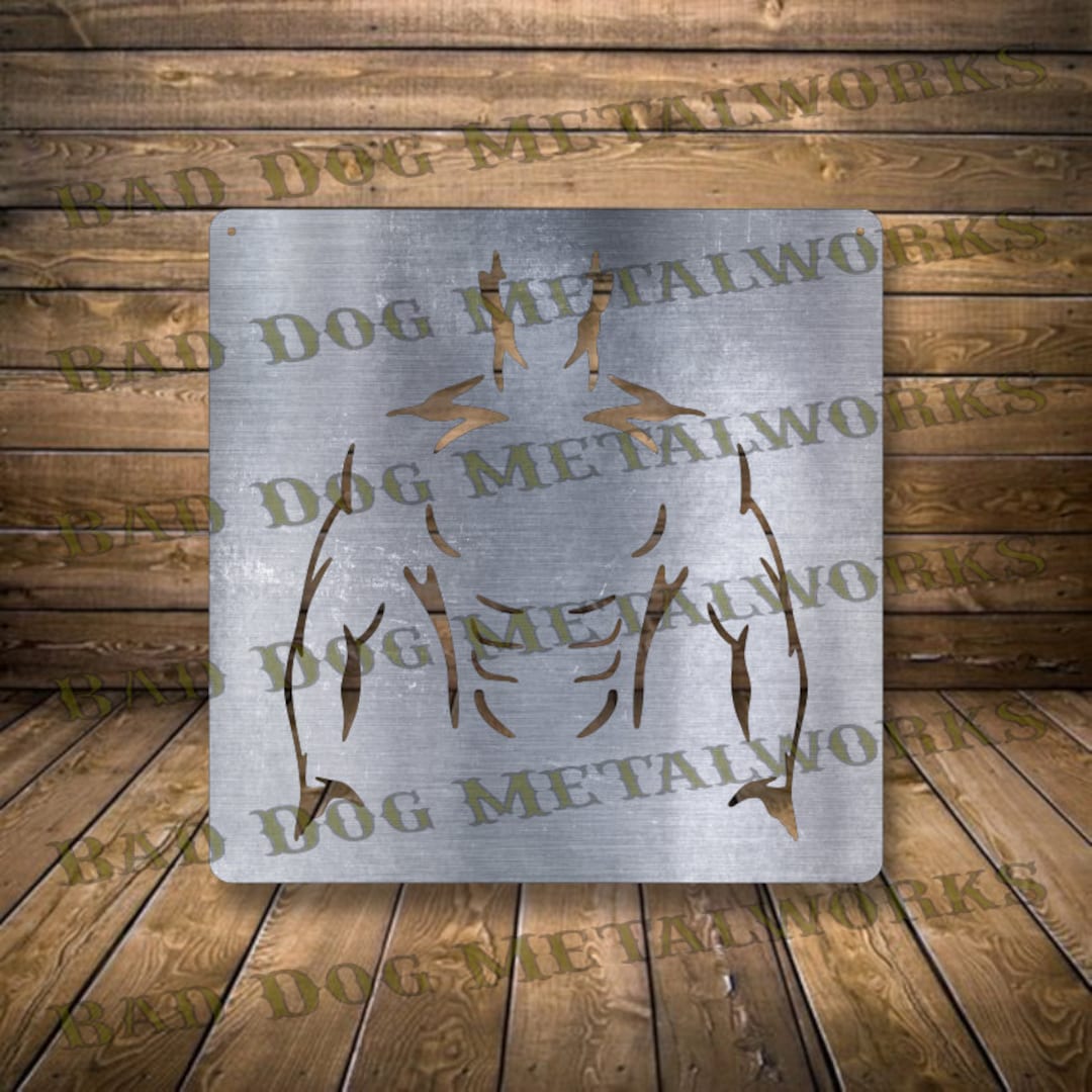 Flex Male Bodyscape Strongman - Dxf/svg - Bad Dog Metalworks Digital ...