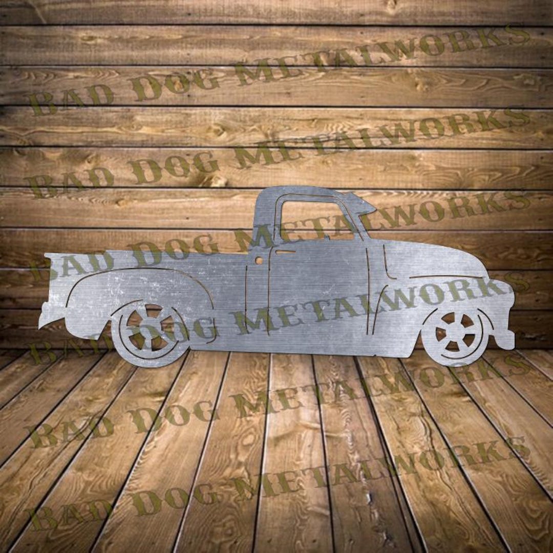 1951 GMC Truck Dxf/svg Files - Bad Dog Metalworks Digital Download ...
