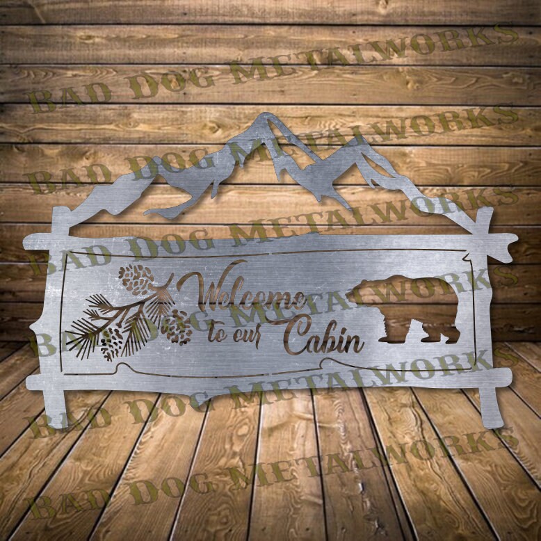 Bad Dog Metalworks Vintage Hot Bath Svg and Dxf Waterjet Farmhouse Svg ...