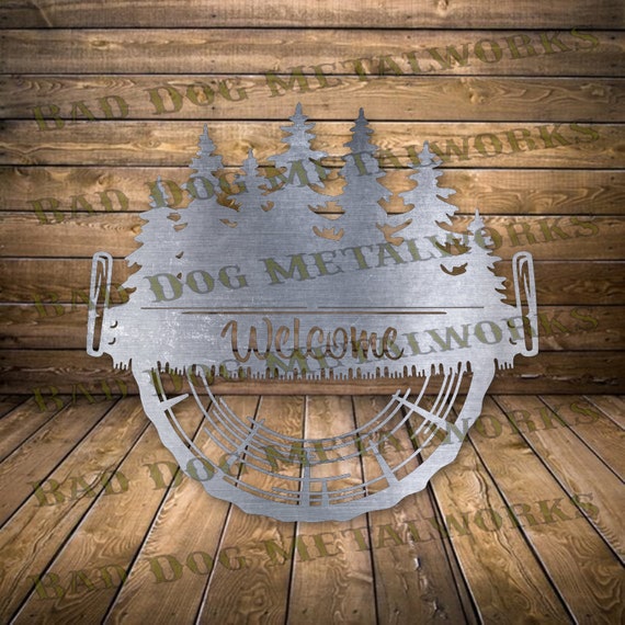 Drawing & Drafting Bad Dog Metalworks Digital Download Firepit Svg ...