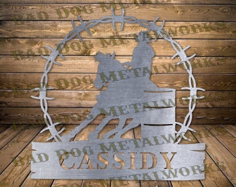 Barrel Racing Dxf - Etsy