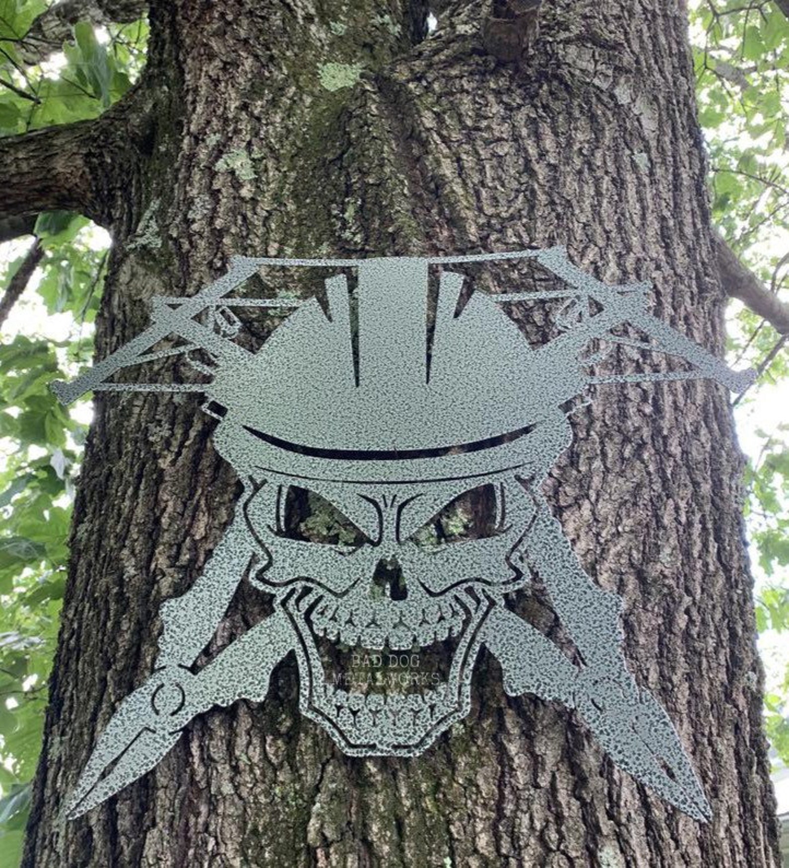 Lineman Skull Man Cave Decor Bad Dog Metalworks Home Decor - Etsy