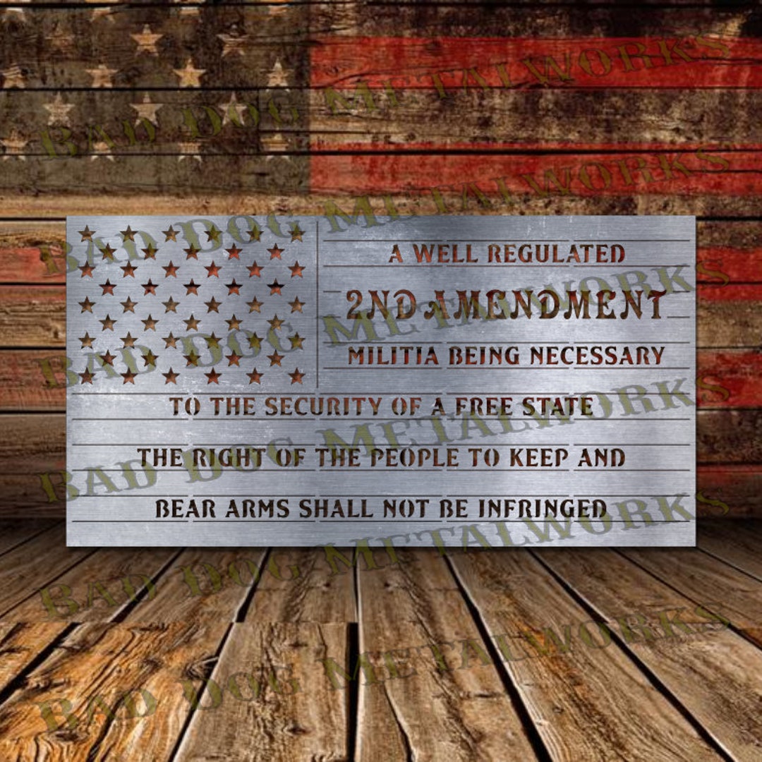 2A Flag Dxf/svg - Bad Dog Metalworks Digital Download - Laser CNC ...