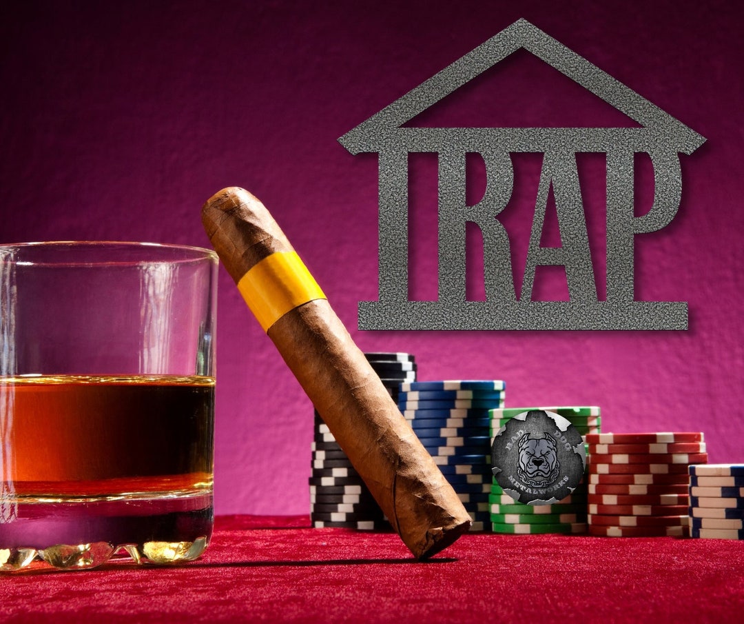 Trap House Sign - Bad Dog Metalworks Home Decor - Trap Decor Trapstar ...