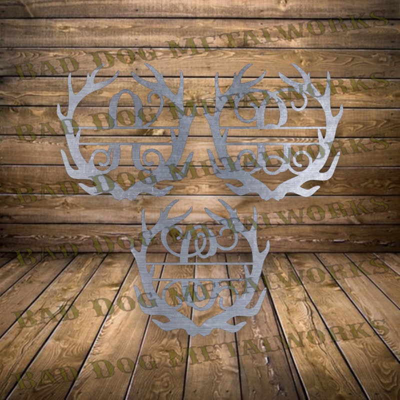 Deer Monogram Svg - Etsy