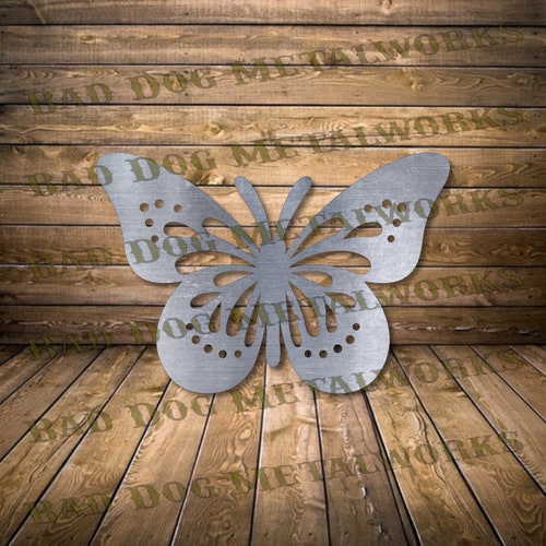 Butterfly Svg/dxf Bad Dog Metalworks Digital Download | Etsy