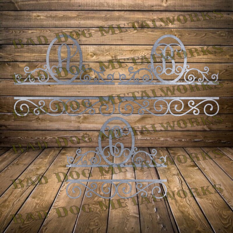 Scroll Monogram - Etsy