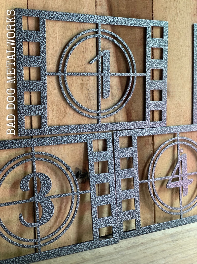 Five Piece Film Countdown Strips Home Theater Decor Movie - Etsy