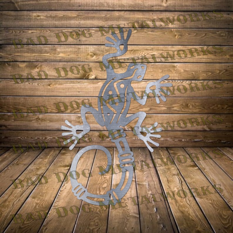 Southwestern Lizard Dxf/Svg Bad Dog Metalworks Digital | Etsy