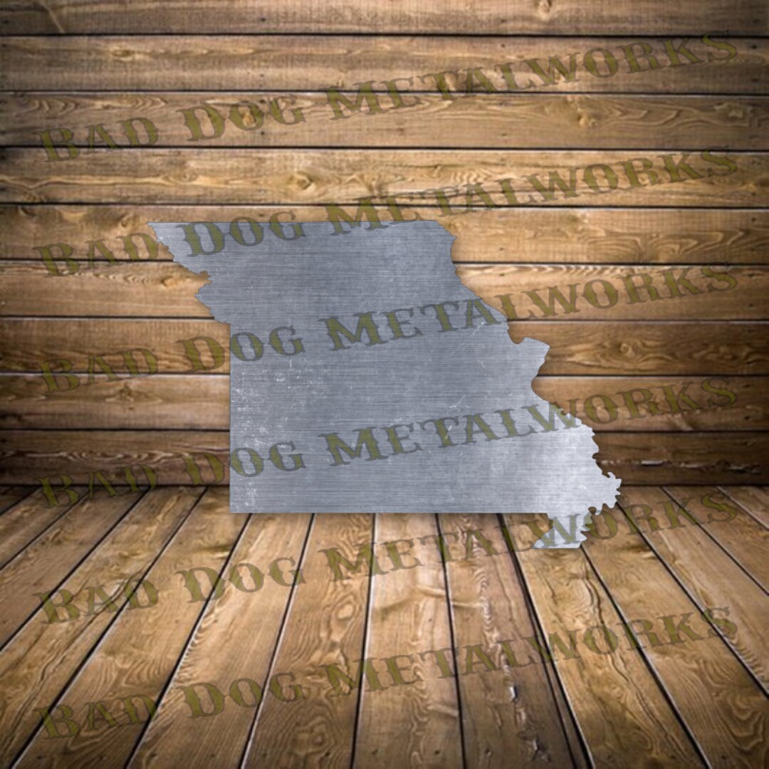 Missouri Outline Svg/dxf - Bad Dog Metalworks Digital Download - Laser ...