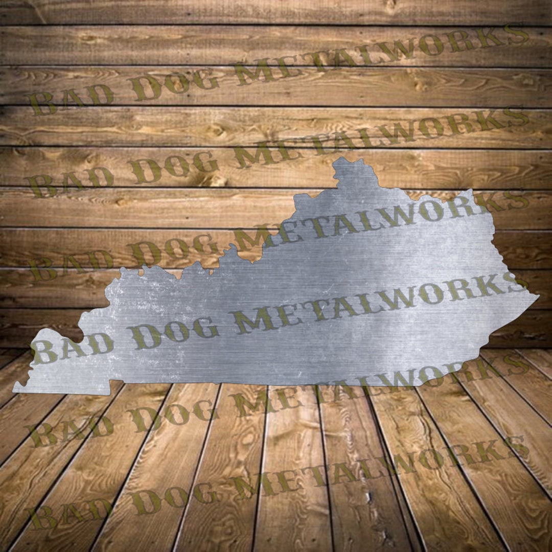 Kentucky Outline Svg/dxf - Bad Dog Metalworks Digital Download - Laser ...