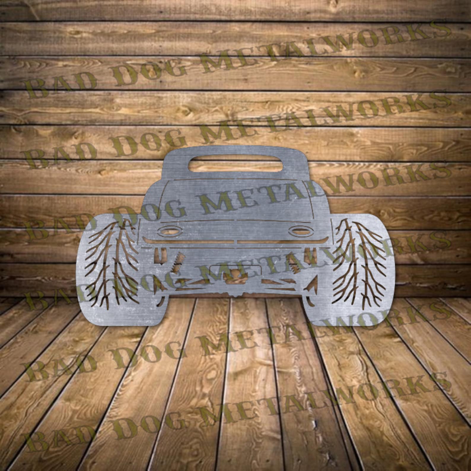 1934 Ford Coupe Rear View Dxf/svg - Bad Dog Metalworks Digital Download ...