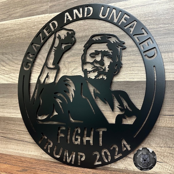 Trump Fight Garage Sign - Etsy